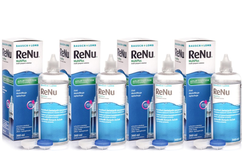 ReNu MultiPlus 4 x 360 ml med etuier – Linsevæske | Lentiamo